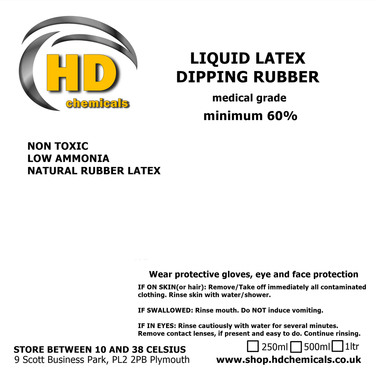 Liquid Latex – buy in UK online shop –HD Chemicals LTD