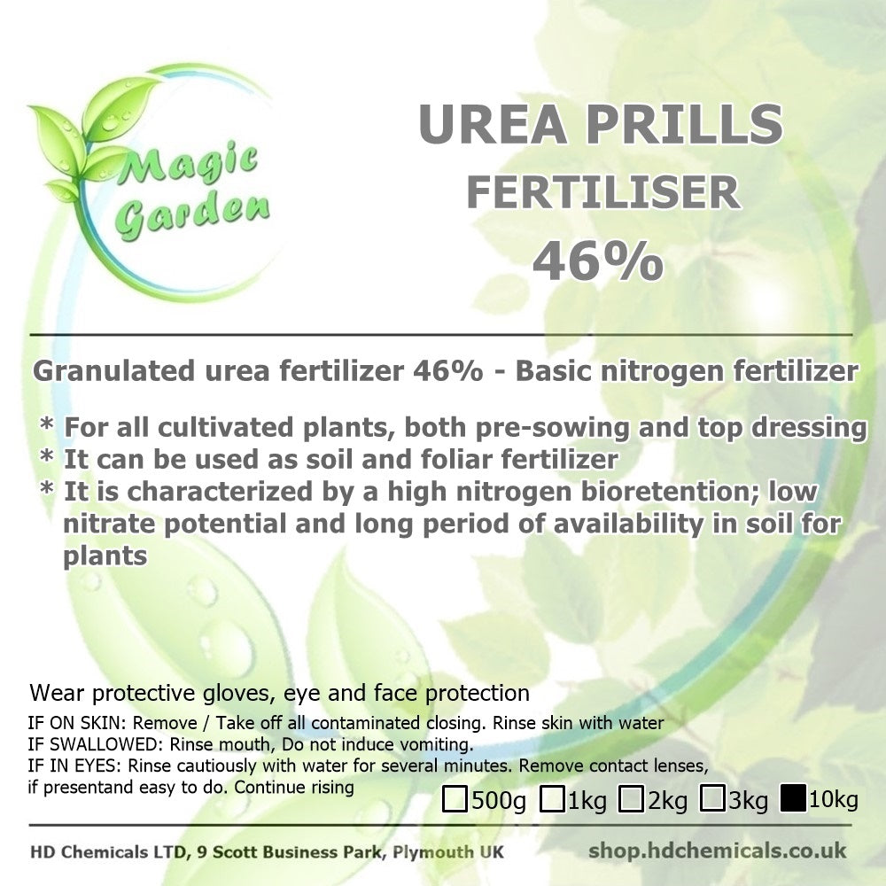 Urea Prills Fertiliser 46% – buy in UK online shop –HD Chemicals LTD