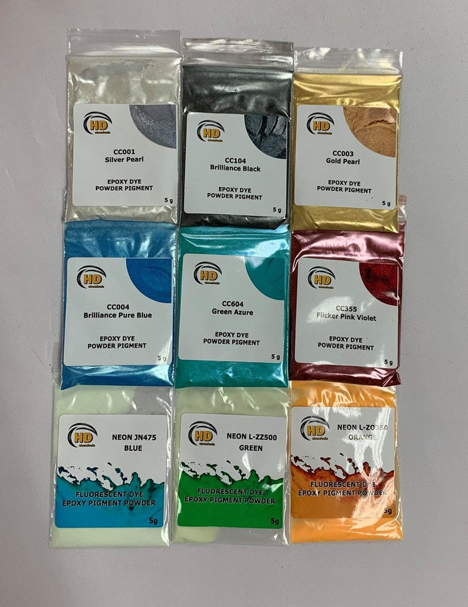 Powder Pigments Sets – buy in UK online shop –HD Chemicals LTD
