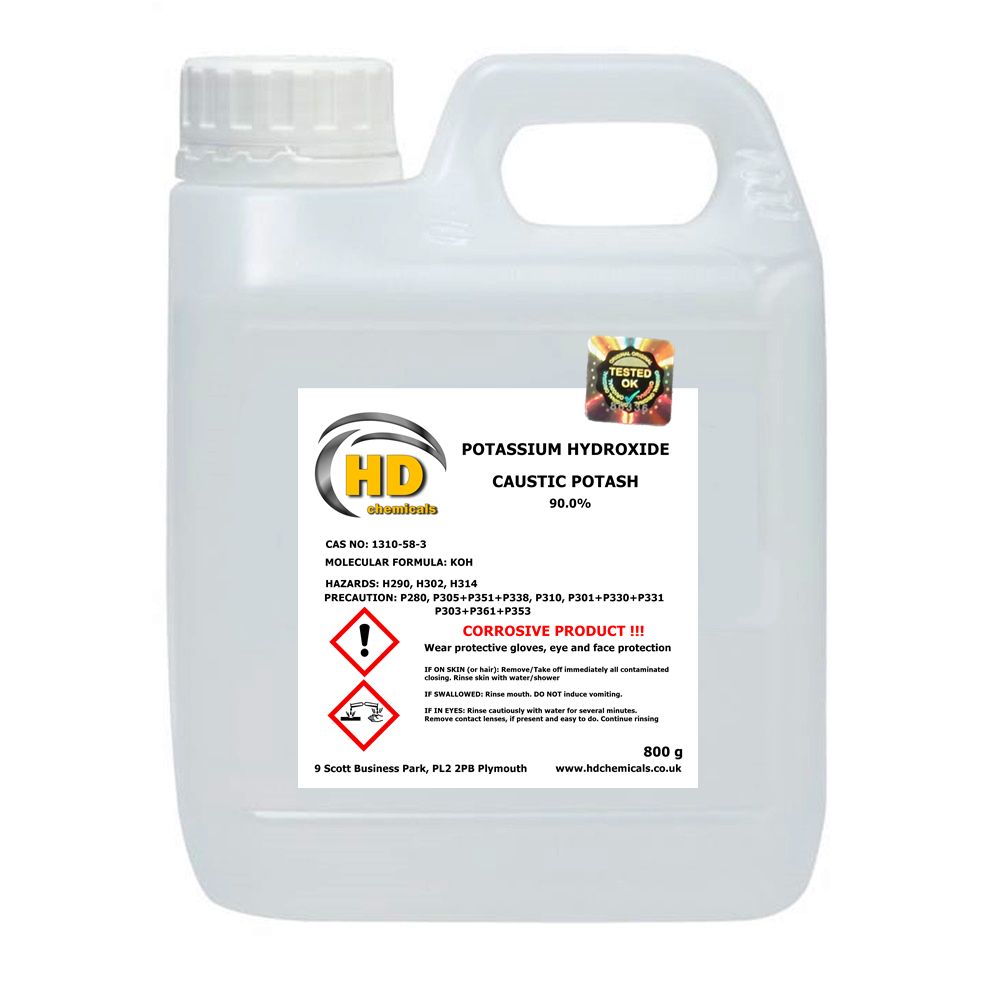 Potassium Hydroxide CAUSTIC POTASH 90% – buy in UK online shop –HD ...