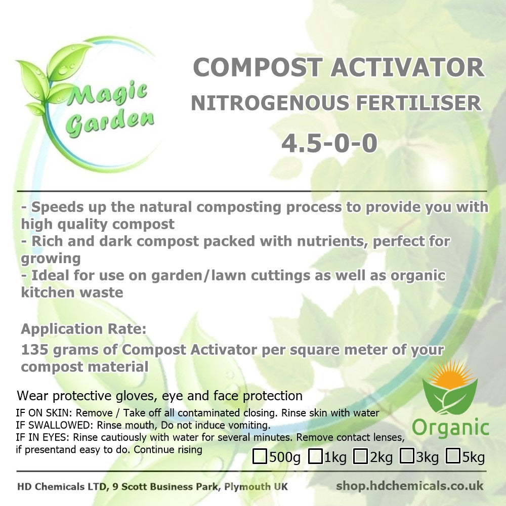 Compost Activator – buy in UK online shop –HD Chemicals LTD